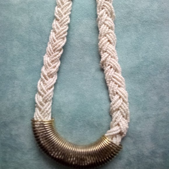 Jewelry | Braided Pearls Topped Off With Gold | Poshmark
